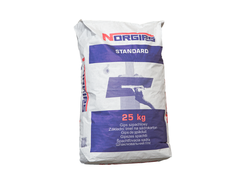 NORGIPS STANDARD - Mase za gletanje, ljepila - Norgips Poljska - dostava karton-gips ploča i ...